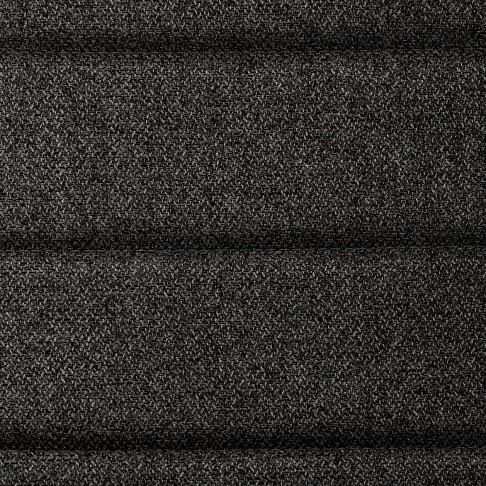 Jídelní set 1+4, stůl 130x70, deska slinutý kámen v imitaci šedého matného mramoru, židle zelená látka, černý lak