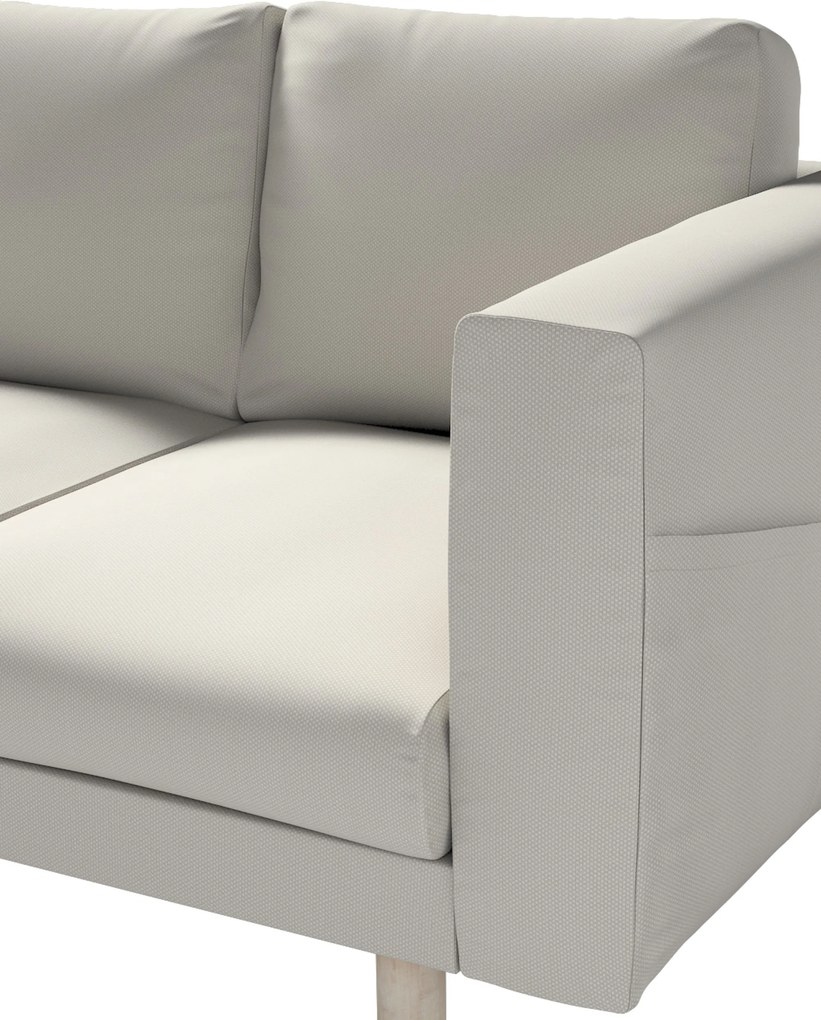 Potah na pohovku IKEA Norsborg 3-místná barva šedá látka pletený vzor