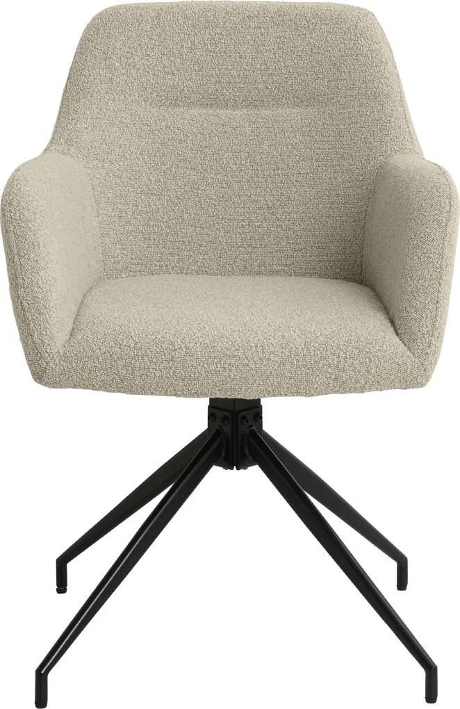 Jídelní židle Merlinda látka Teddy – taupe