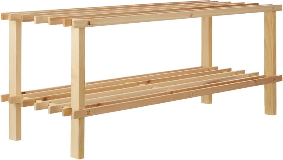 Botník z jedlového dřeva ve světle přírodní barvě 74x30x27 cm Parker – Premier Housewares