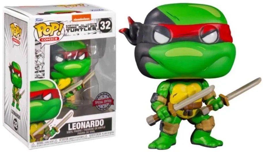 Figurka funko pop! teenage mutant ninja turtles leonardo px exclusive 32
