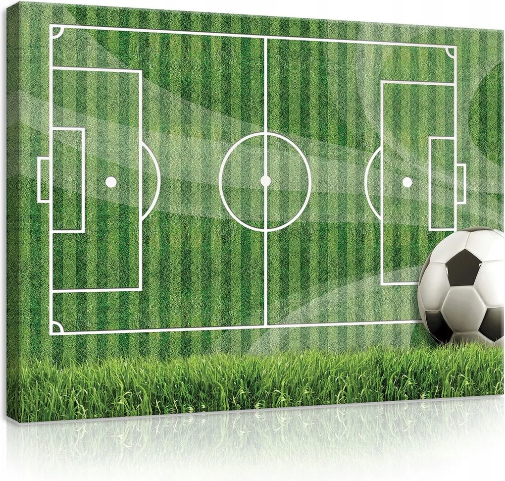 Obraz 80x60 Fotbal hřiště stadion sport tráva energie dynamika