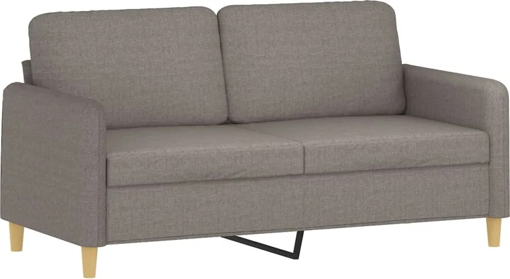 2dílná sedací souprava s poduškami taupe textil 3202093