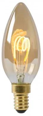 LUCIDE Lamp LED Filament Candle 3W 115M 2200K Amber žárovka, zářivka