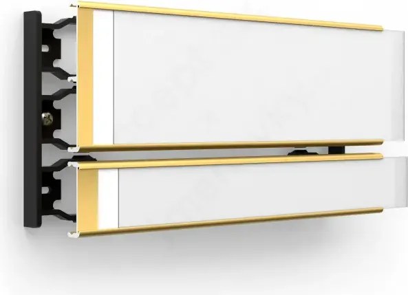 ACCEPT Dveřní tabulka ACS 187 x 93 mm - zlatá tabulka