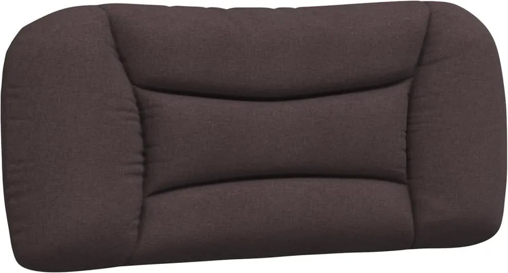 Postel s matrací Hvar tmavě hnědá 90 x 200 cm textil 3208509