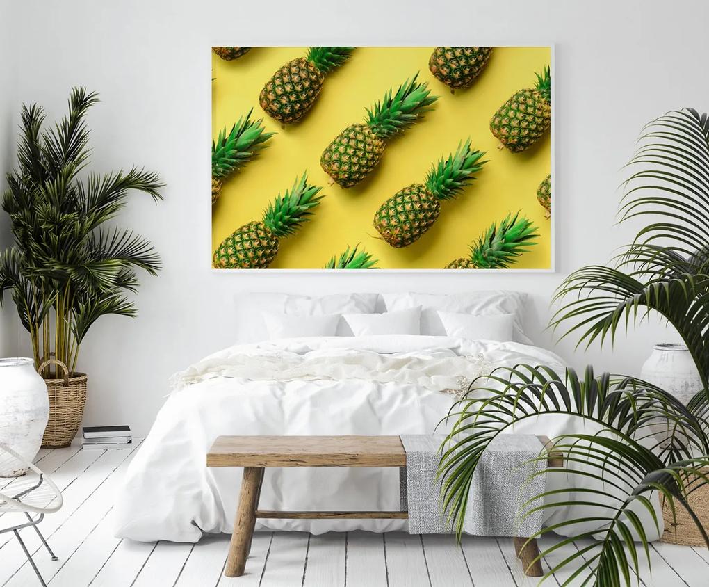 DecoKing - Nástěnný plakát - Pineapple - Yellow