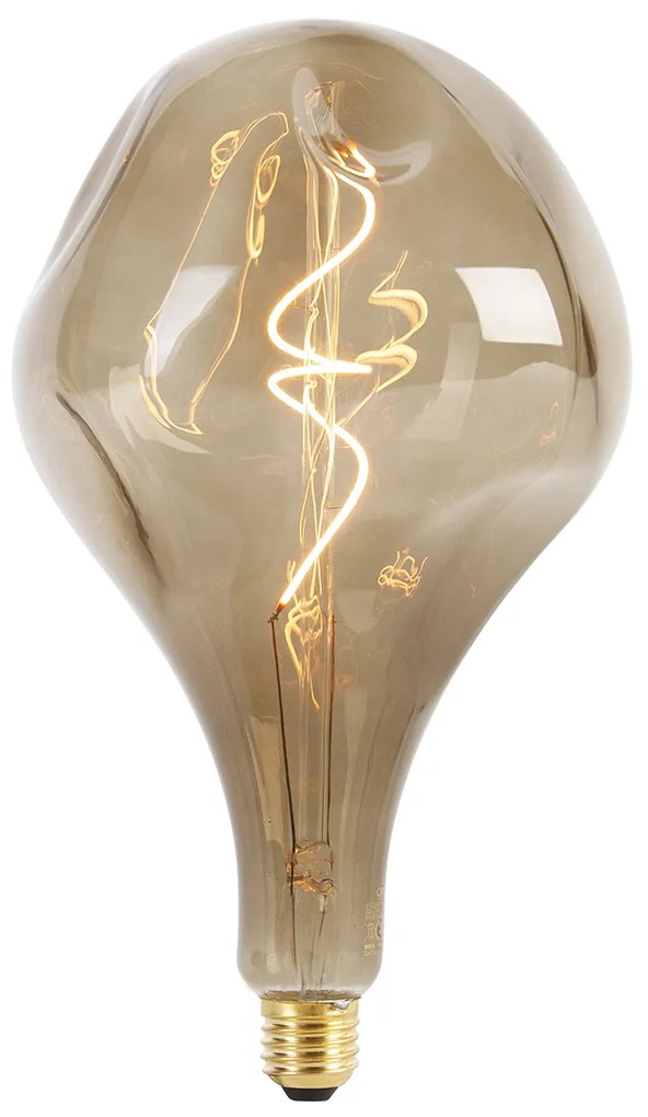 E27 stmívatelná LED lampa G168 bronzová 6W 150 lm 1800K