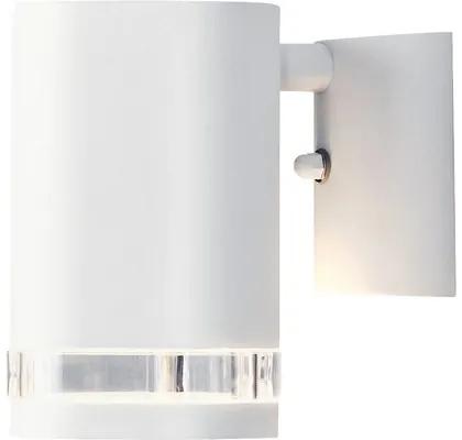 Venkovní nástěnné osvětlení Modena 1x35W/GU10 bílý hliník plexi