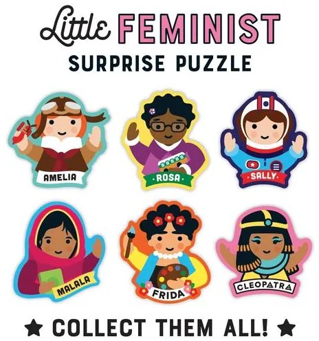 Mudpuppy Puzzle s překvapením Feminist 70 dílků