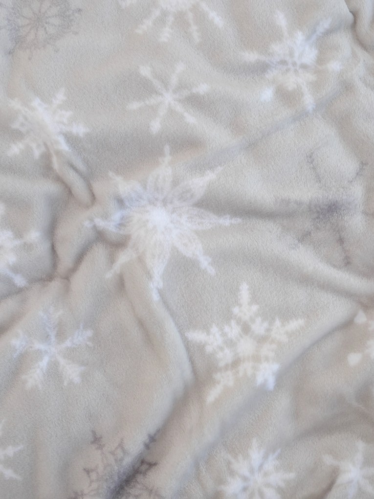 Deka mikroplyš Exclusive 150 × 200 cm – Frozen šedé