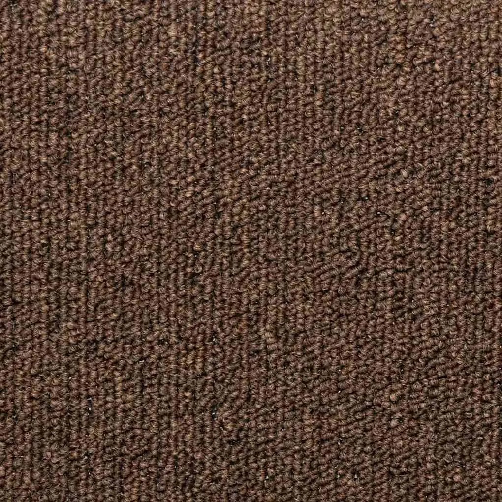 Schodové rohože 30 ks 65 x 21 x 4 cm kávově hnědé s obdélníkovým okrajem 3365769