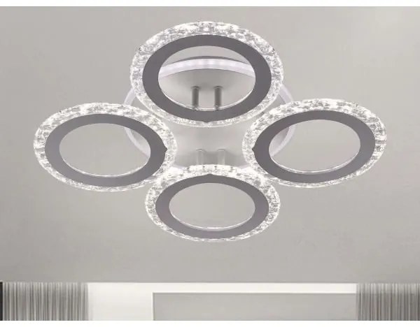 LED Stmívatelný přisazený lustr LED/55W/230V 3000-6500K + DO
