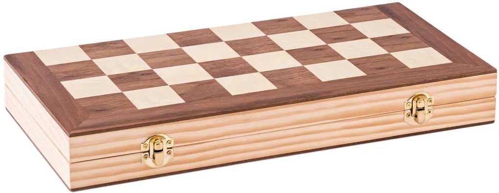 _Ostatní 1_ DŘEVO Hra Královské šachy Popular v dřevěném boxu *SPOLEČENSKÉ HRY* 92210