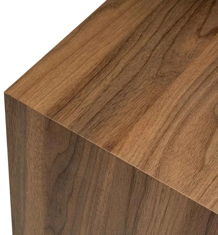 Designový odkládací stolek Taliesin 45 cm vzor ořech