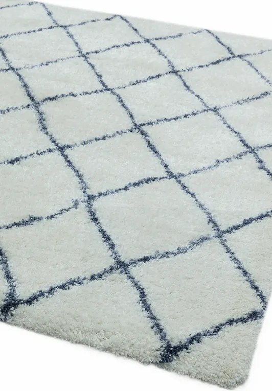 Modrý koberec Bardie Cream Blue Rozměry: 80x150 cm