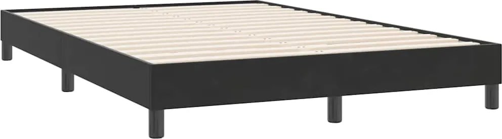 Postel Box Spring bez matrace černá 140x220 cm samet 3315875