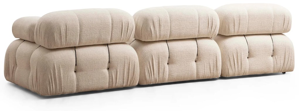 Atelier del Sofa 3-místná pohovka Bubble 3 Seater ( L1-O1-1R) - Bouclette, Krémová