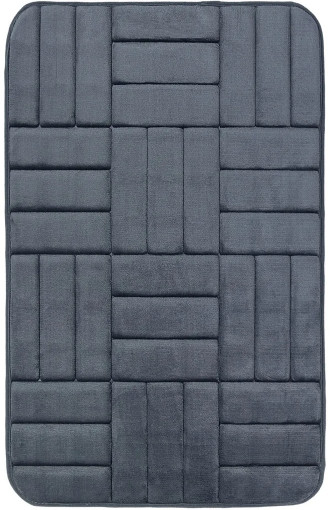 Koberce Breno Koupelnová předložka 667 dark grey, Šedá, 50 x 40 cm