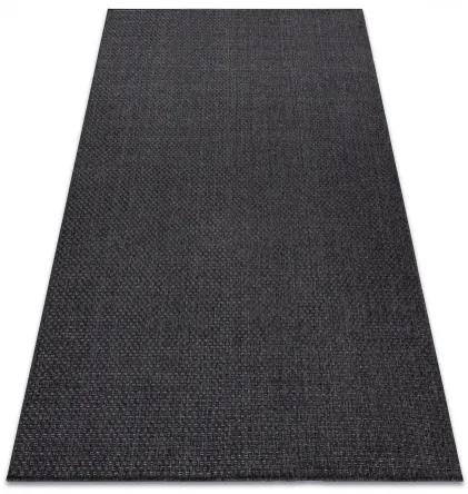 Dywany Luszczow Kusový koberec TIMO 6272 SISAL venkovní černý Rozměr koberce: 60 x 100 cm