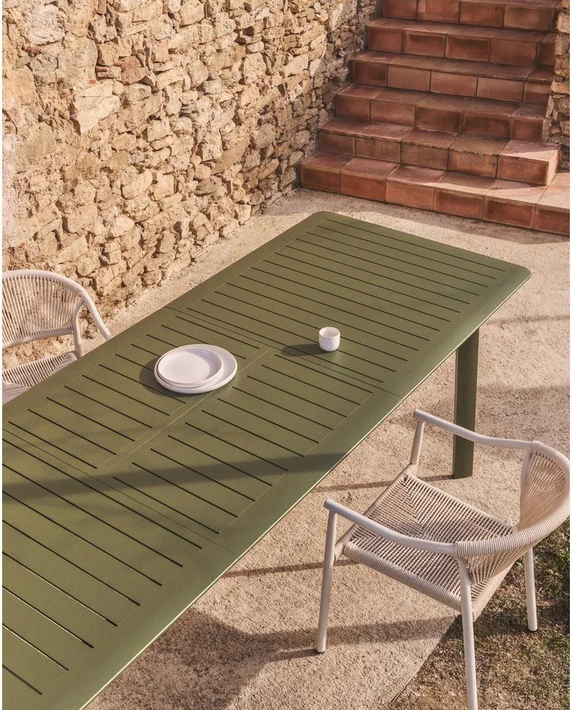 Kovový zahradní jídelní stůl 100x205 cm Brela – Kave Home