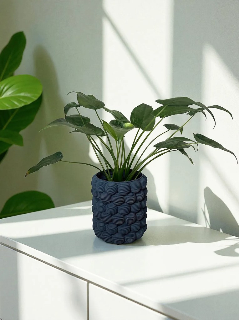 Plantbee Květináč Klaud 10cm vesmírně modrá