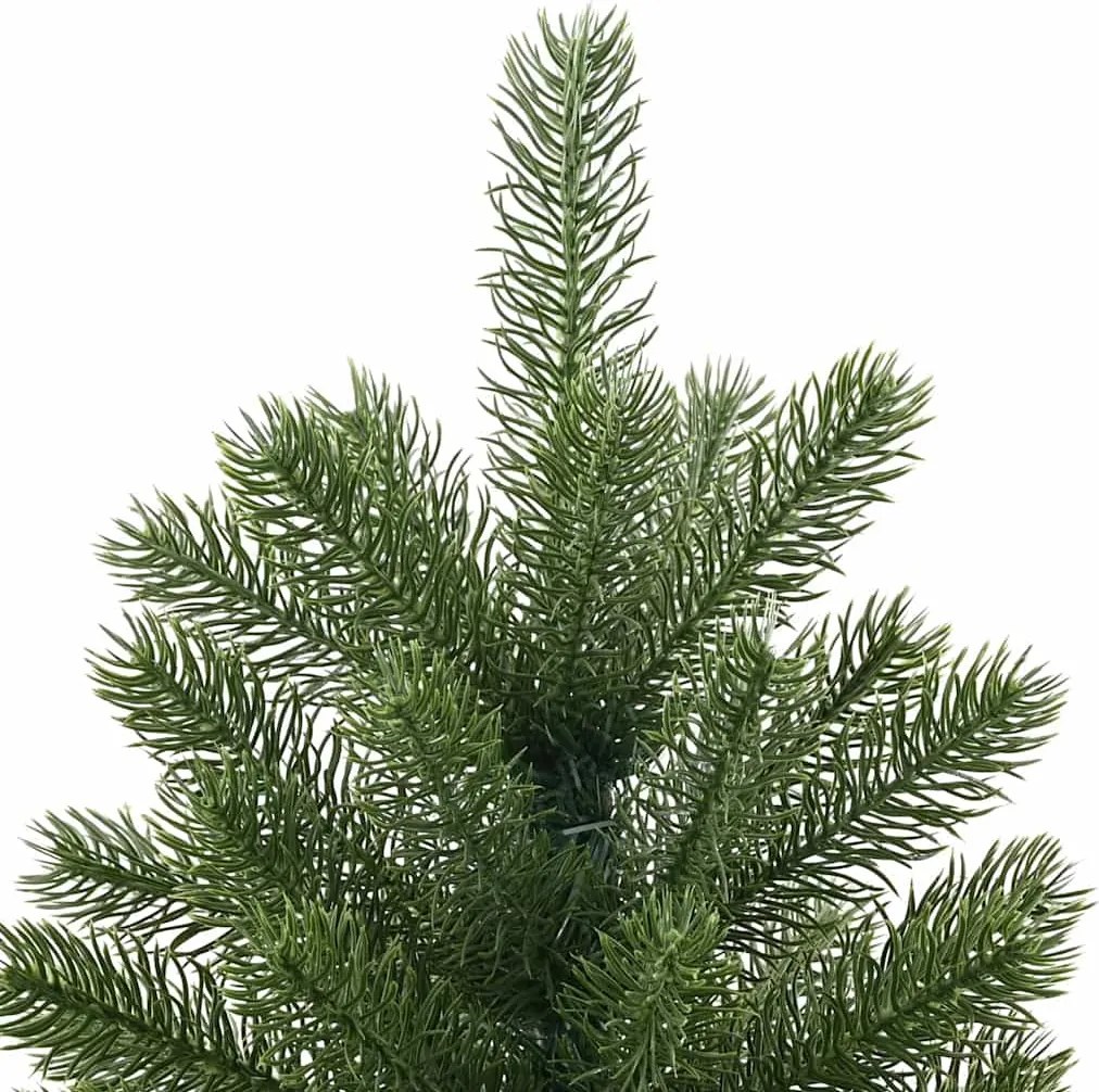 Umělý vánoční stromeček Zelená 210 cm PE a PVC 3397363