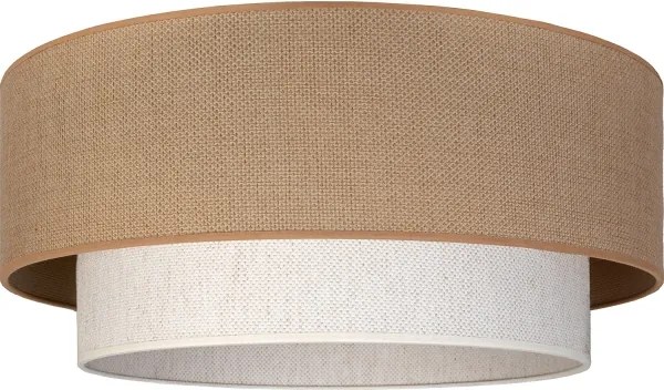 BRILAGI - LED Stropní svítidlo BOHO ECO 1xE27/10W/230V pr. 40 cm béžová/krémová