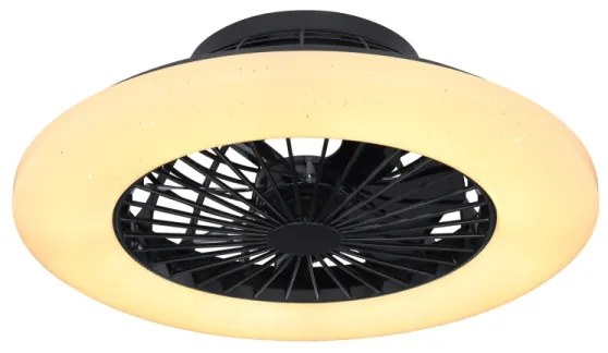 Globo 03628B - LED Stmívatelné stropní svítidlo s ventilátorem LED/30W/230V + DO