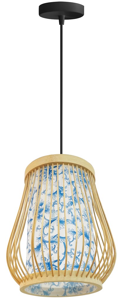 Toolight Toolight, závěsné svítidlo 1xE27 APP1577-5C, přírodní hnědá, OSW-03617