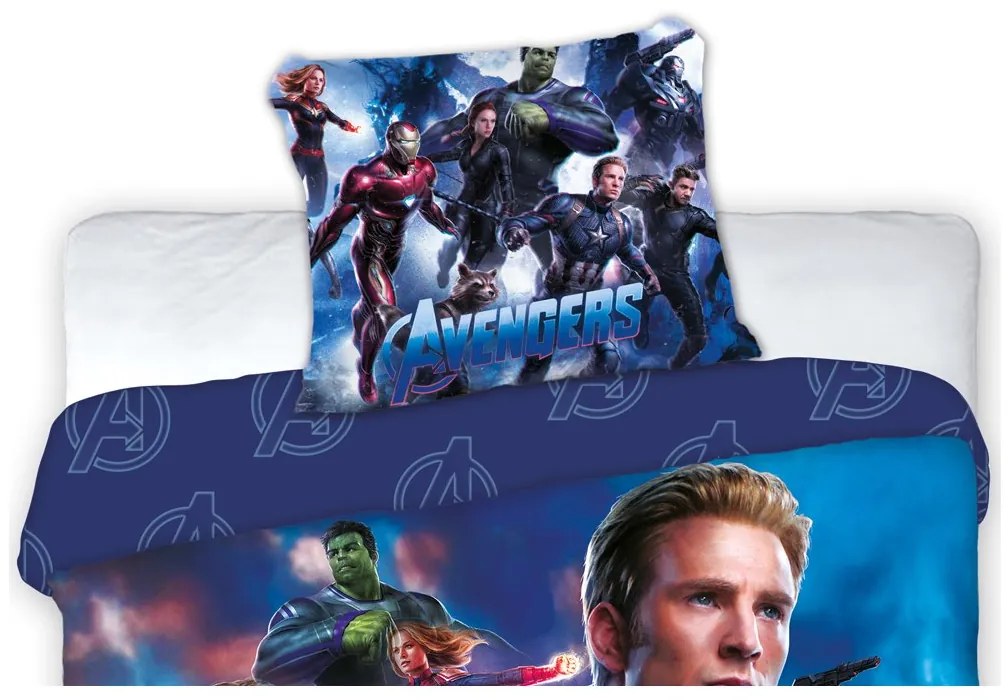 DĚTSKÉ POVLEČENÍ AVENGERS POWER 140x200 / 70x90 cm