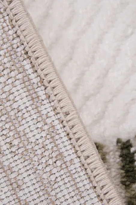 Koberec HOME 384 CREAM / GREEN
