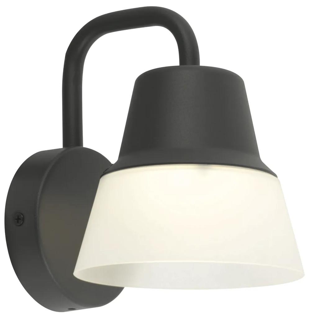 Zambelis E173 nástěnná LED lampa, grafit, 8W, 17,3cm