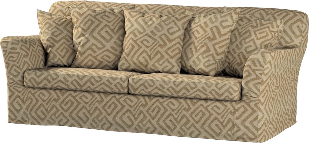 Potah na pohovku IKEA Tomelilla rozkládací barva béžová látka pletený vzor, vzorované