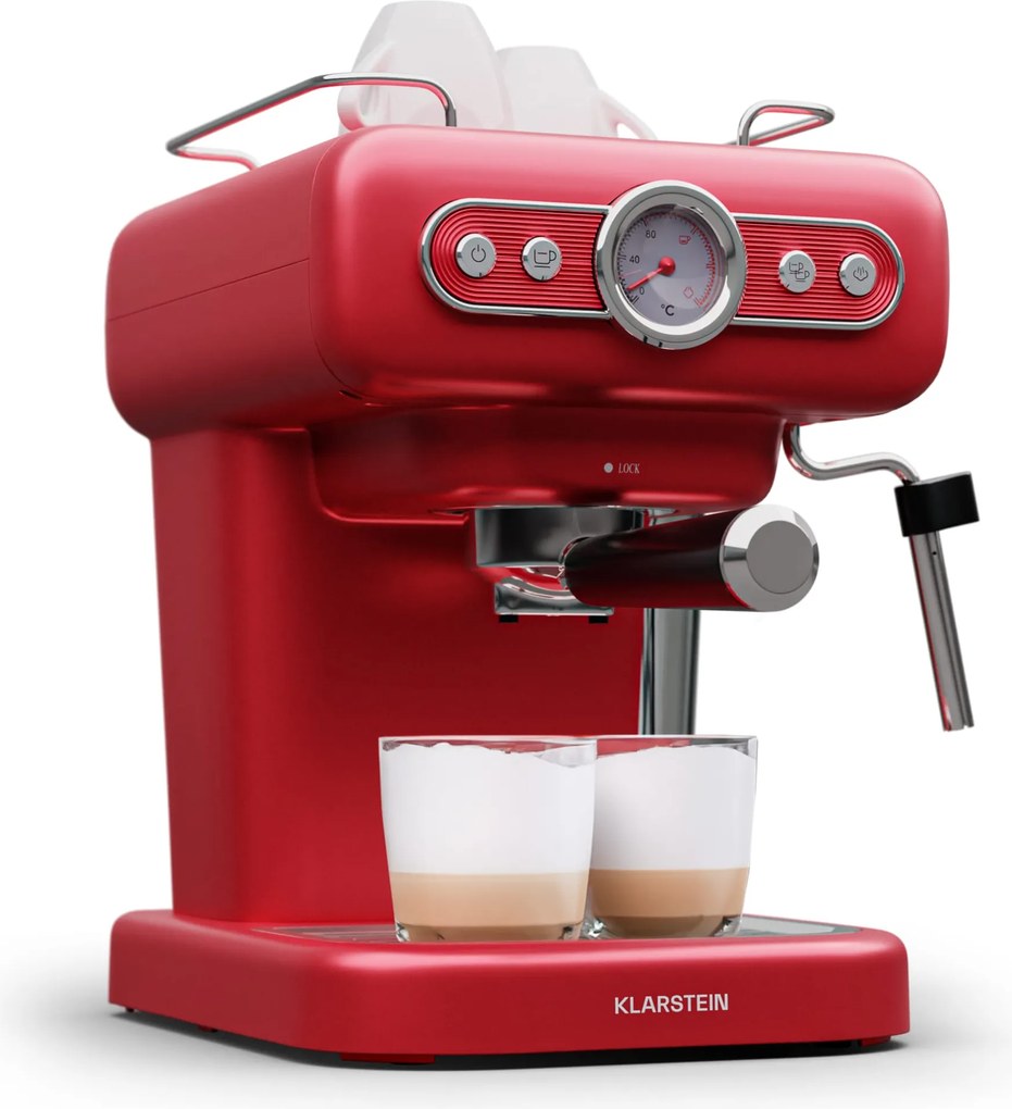 Klarstein Espressionata Evo, espresso kávovar, 950W, 19 bar, 1,2 l