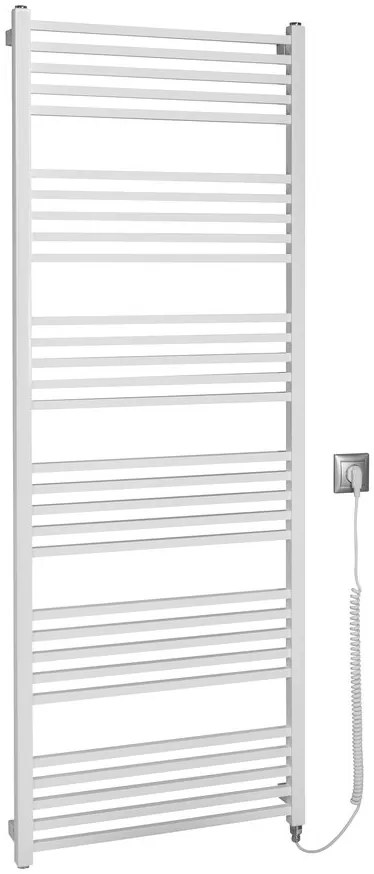 Sapho METRO-E elektrický koupelnový radiátor rovný 600 x 1620 mm 800 W bílá ME616