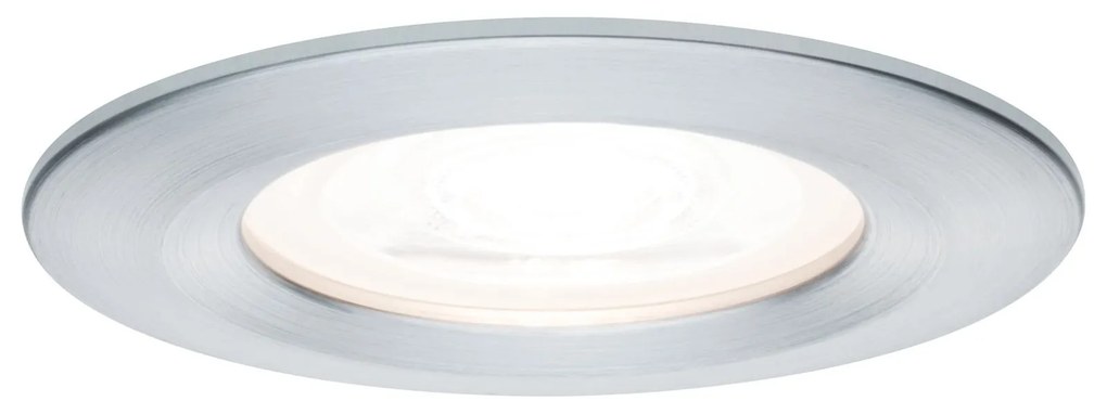 P 93479 Vestavné svítidlo LED Nova kruhové 1x6,5W GU10 hliník broušený nevýklopné 3-krokové-stmívatelné 934.79 - PAULMANN