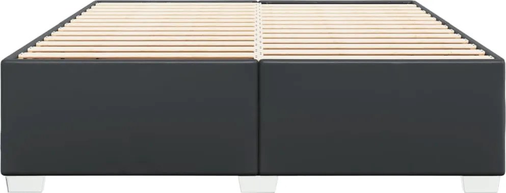 Rám postele černá 180 x 200 cm umělá kůže 3284568