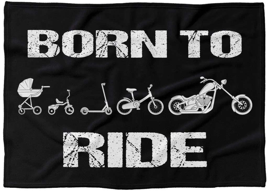 Deka Born to ride chopper (Podšití beránkem: NE)