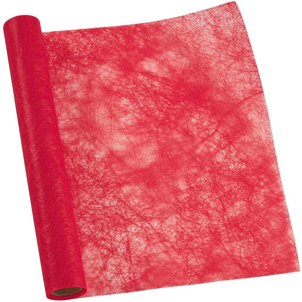 MERADISO® MERADISO® Běhoun na stůl z hedvábného papíru (červená), - 4333991072586