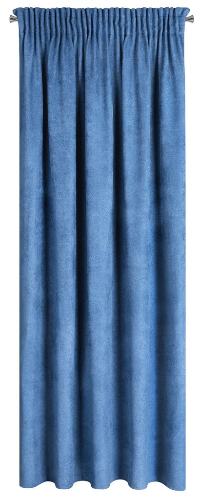 ZATEMŇOVACÍ ZÁVĚS NA PÁSCE AMAYA 140X250 CM MODRÁ