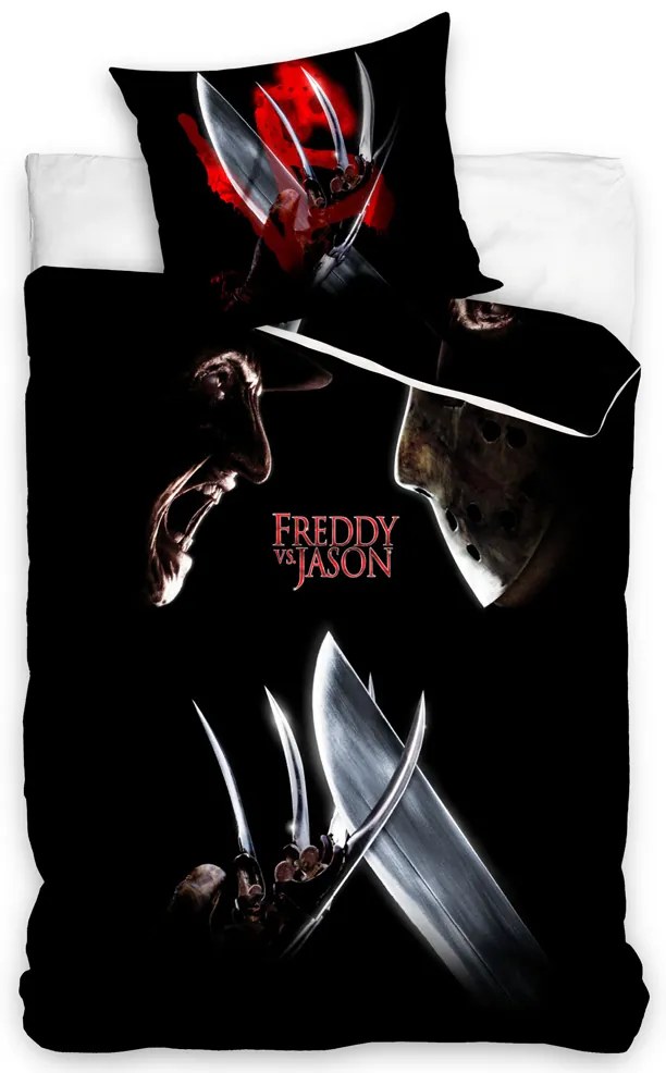Bavlněné povlečení freddy versus jason