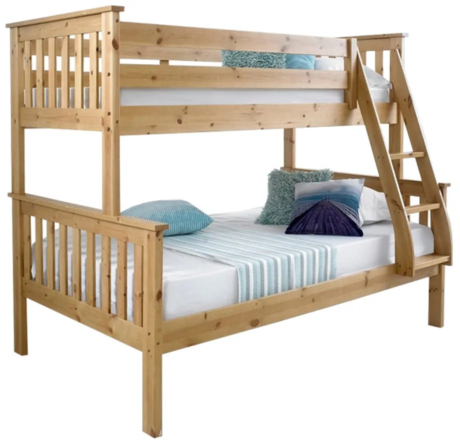 Patrová rozložitelná postel Lunold (s roštem). 809213