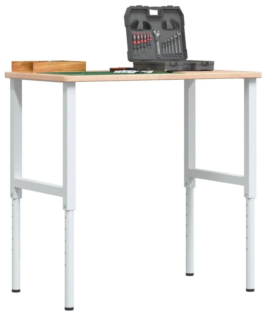 Pracovní stůl 100 x 60 x (71,5–98) cm masivní dub obdélníkový 3309700