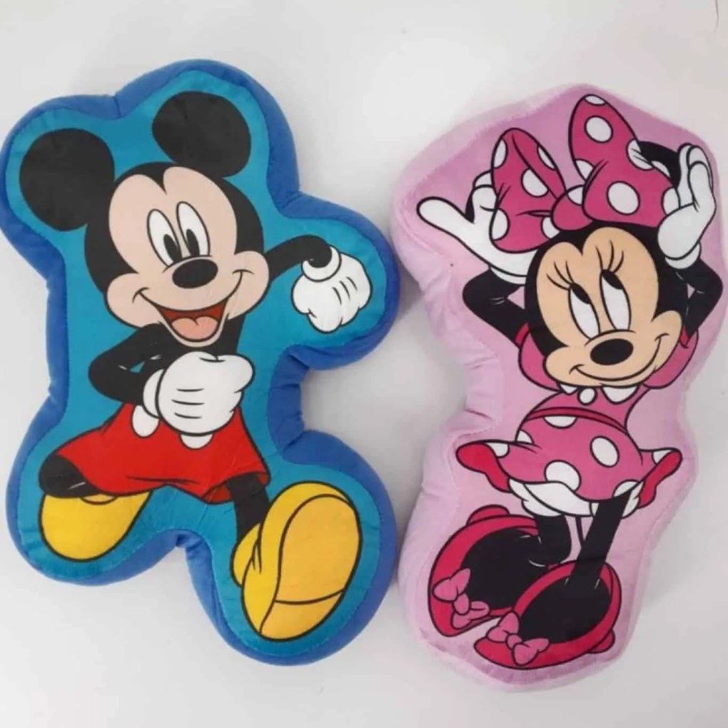 Tvarované 3D polštáře (2ks) MICKEY & MINIE MOUSE