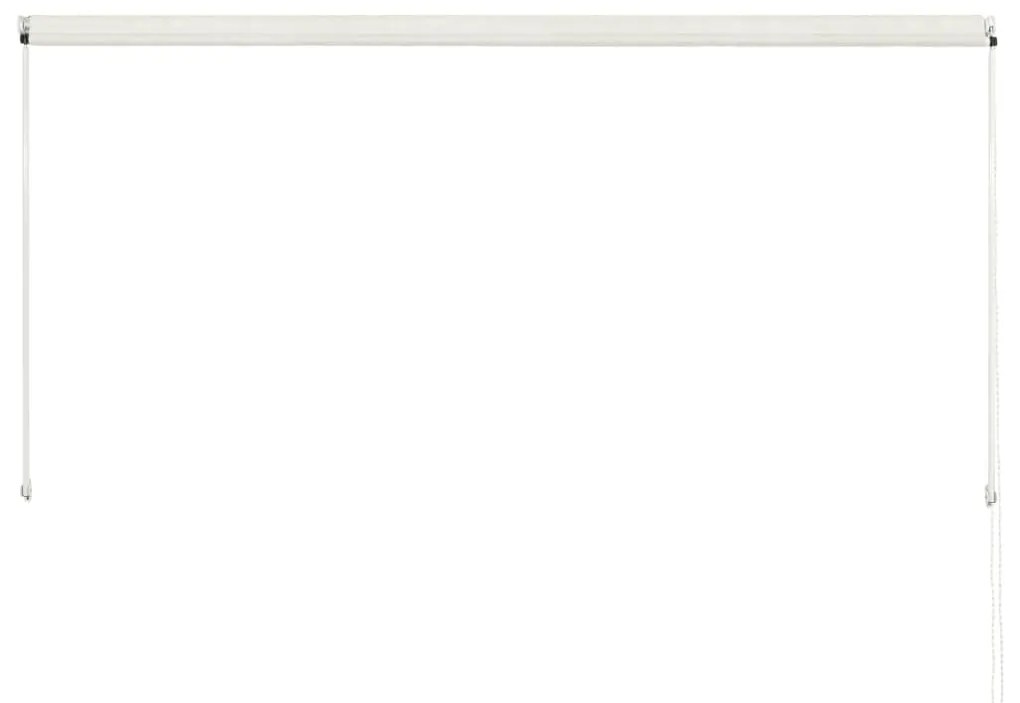 Zatahovací markýza krémová 250 x 150 cm,  143766