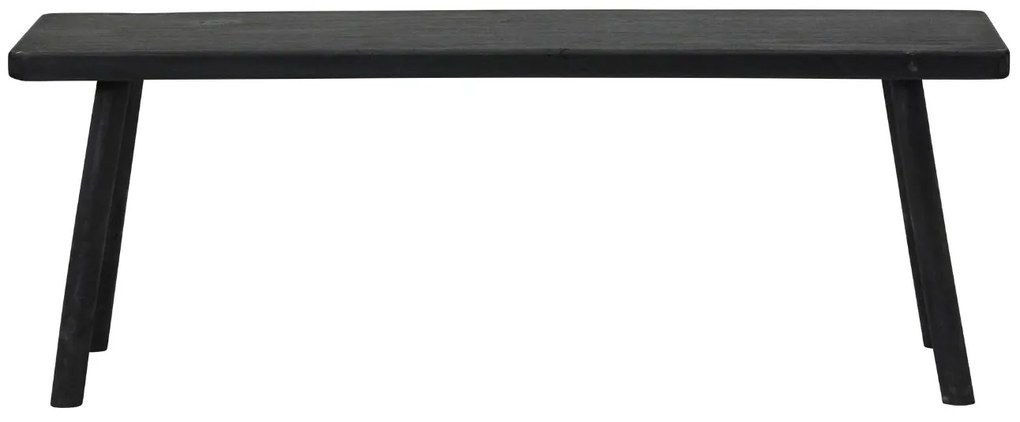 OnaDnes -20% House Doctor Černá dřevěná lavice Nadi 120 cm