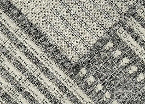 Breno Kusový koberec CASA 601 silver, 160x230 cm, Stříbrná/Šedá