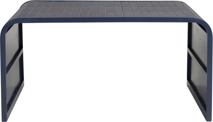 Modrý keramický konferenční stolek 47x80 cm Tiles – Zuiver