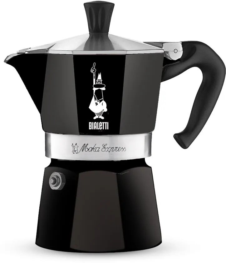 Moka konvička bialetti moka express 6 porcí černá